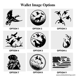 Mens Brown Leather Dog Hunting Wallet. RFID Blocking Genuine Leather ...