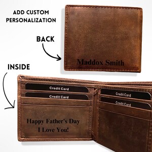 Mens Rustic Leather Fishing & Fish Wallet. Multiple Designs and ...