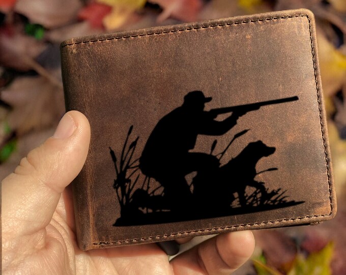 Custom made-to Order Outdoorsmen Wallet With Buck Design - Etsy