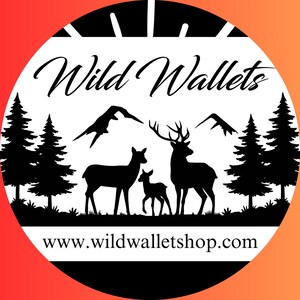 Mens Brown Leather Dog Hunting Wallet. RFID Blocking Genuine Leather ...