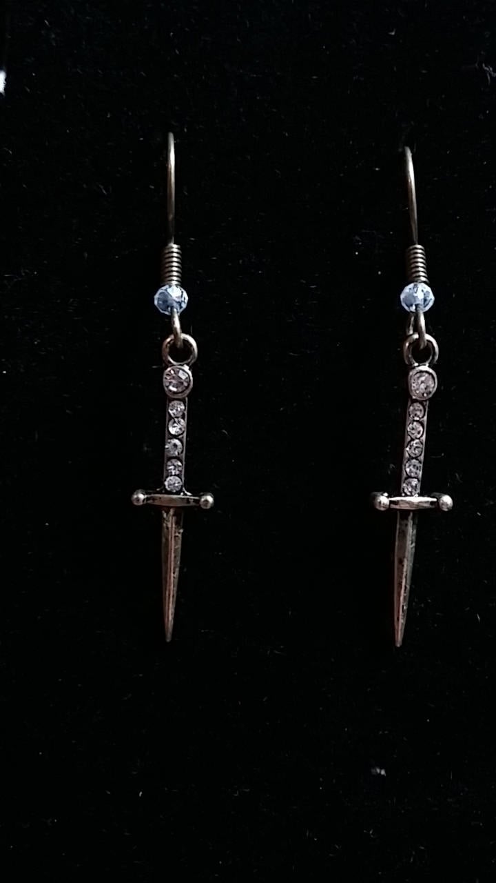 Dagger Earrings - Etsy