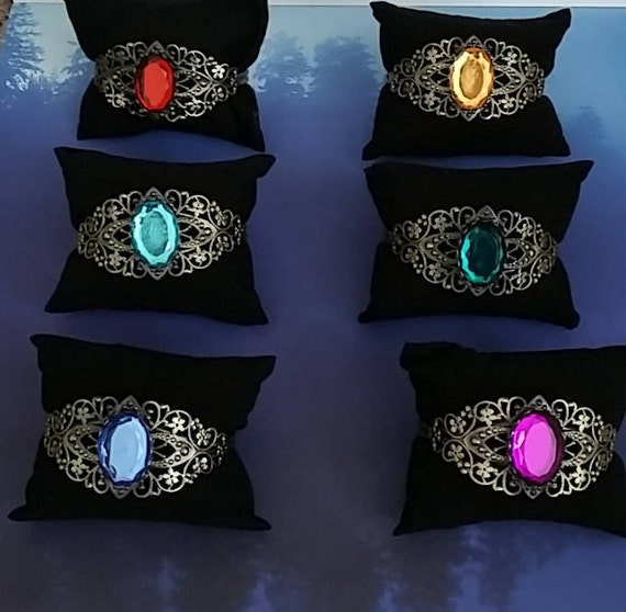 Ornate Single Stone Cuff Bracelet - Etsy Australia