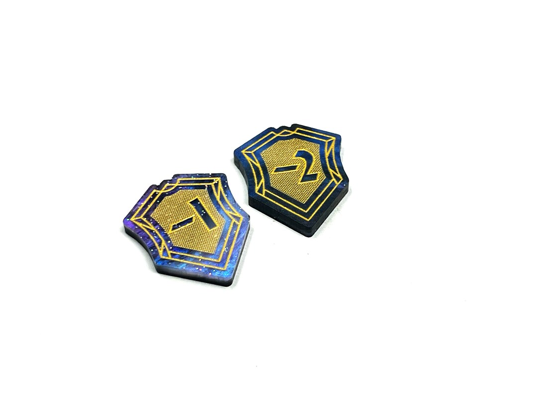 Willpower Modifier -1/-2 Token Set (double Sided) for Lorcana TCG - Etsy