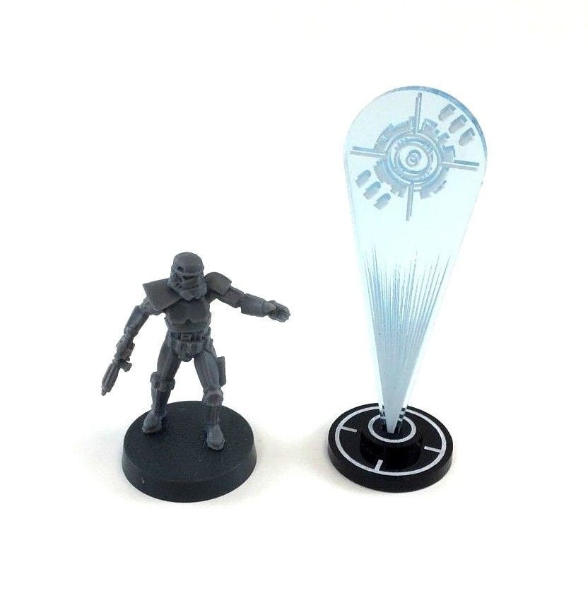 6 X Holographic Objective Tokens double Sided for SW Legion - Etsy