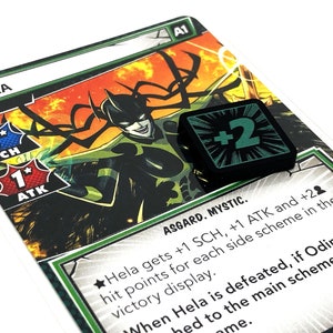 2 X Hela Stat Tokens double Sided for Marvel Champions LCG | Etsy