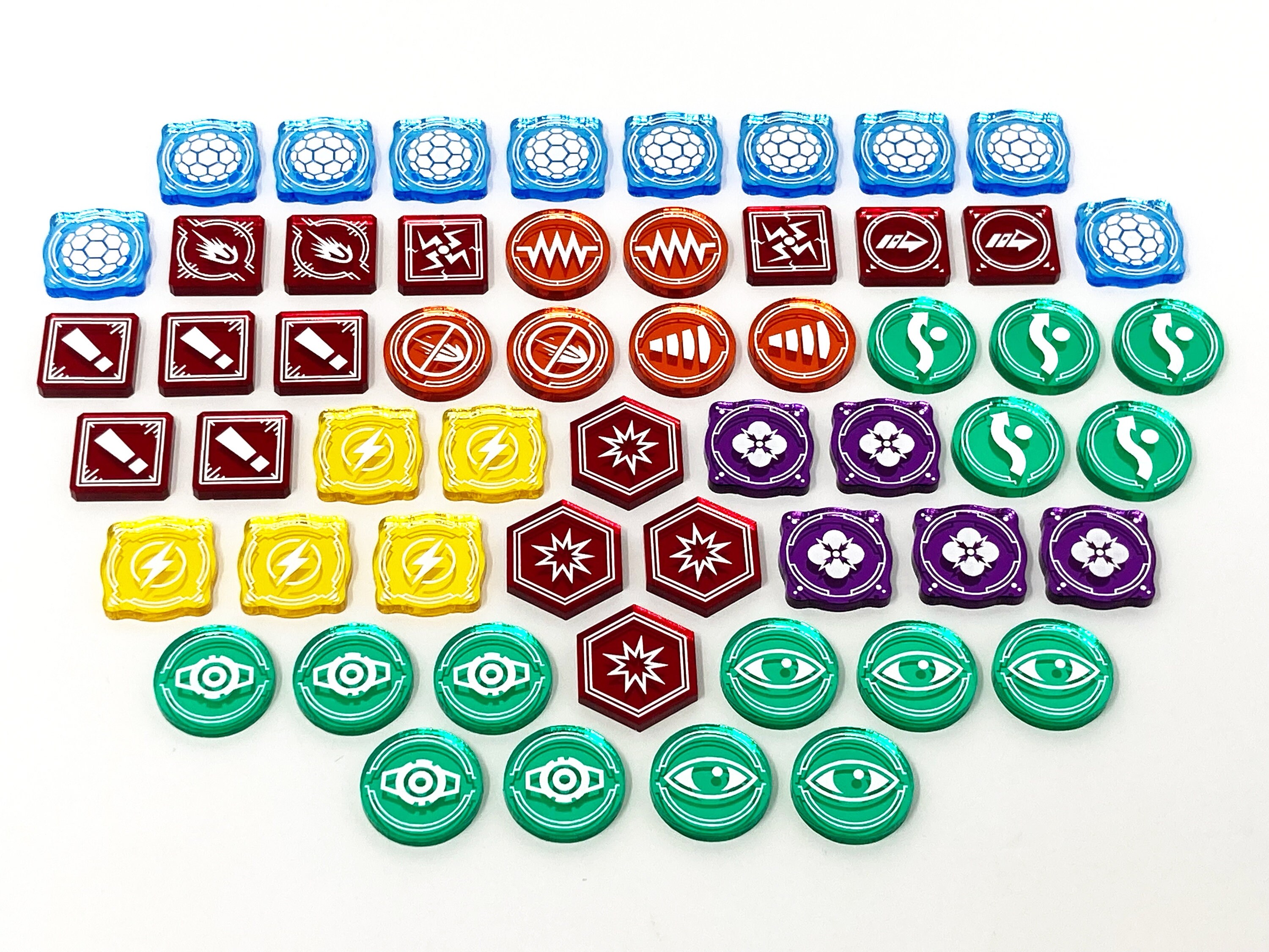 X-wing Token Set Mirror Series Star Wars X-wing Compatible | Etsy