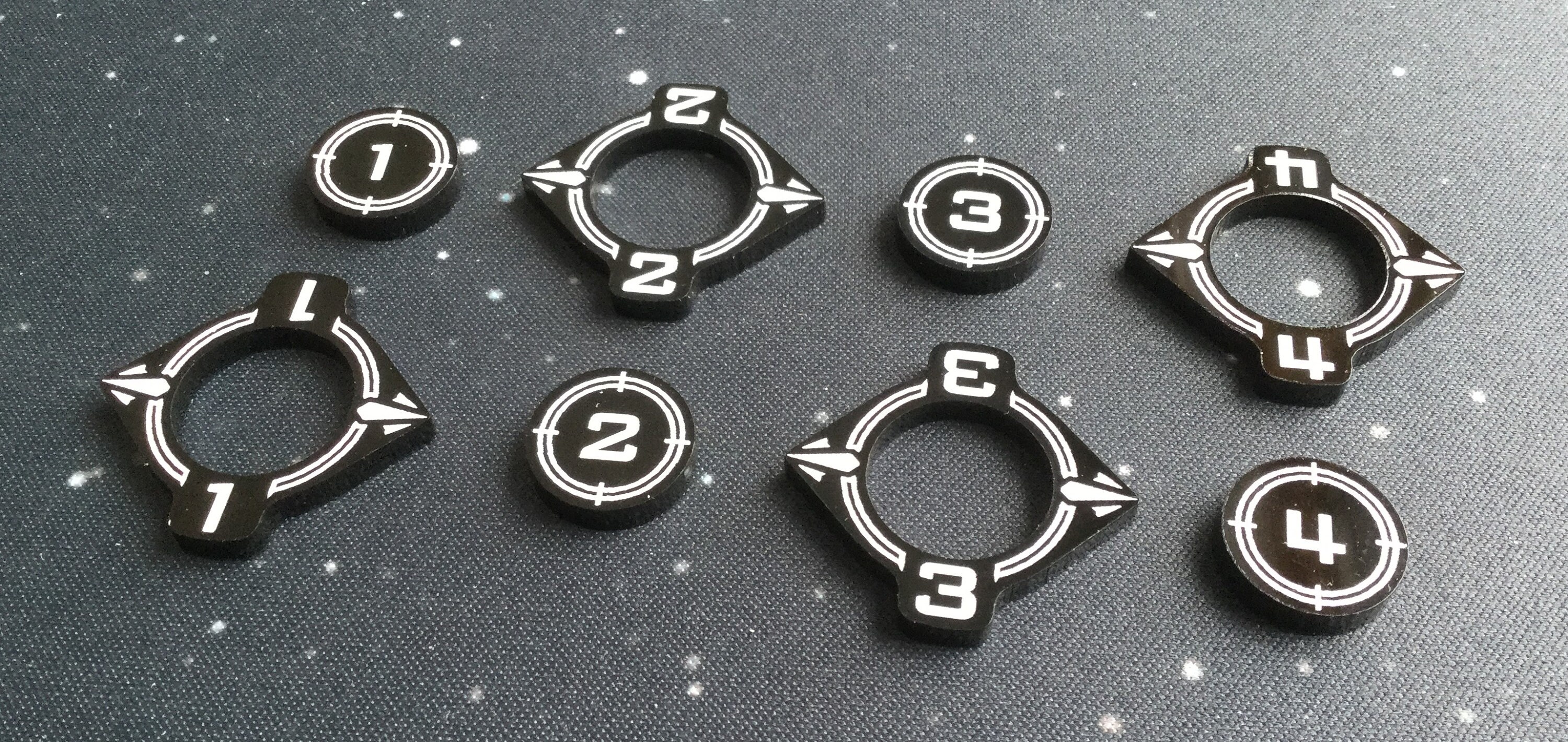 X-wing 2.0 compatible acrylic Arc/ID tokens | Etsy