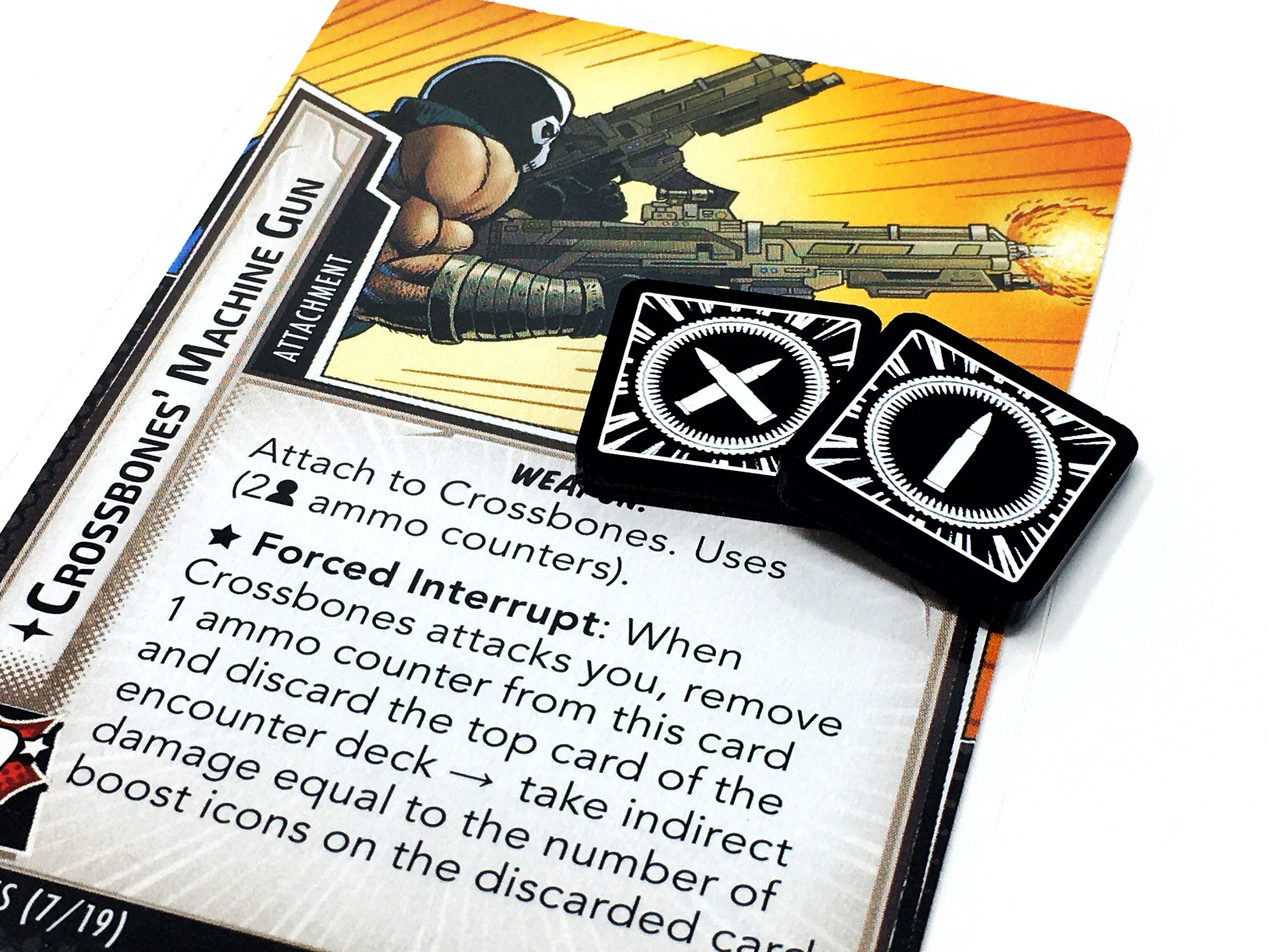 4 X Crossbones Ammo Tokens for Marvel Champions LCG, Double Sided ...