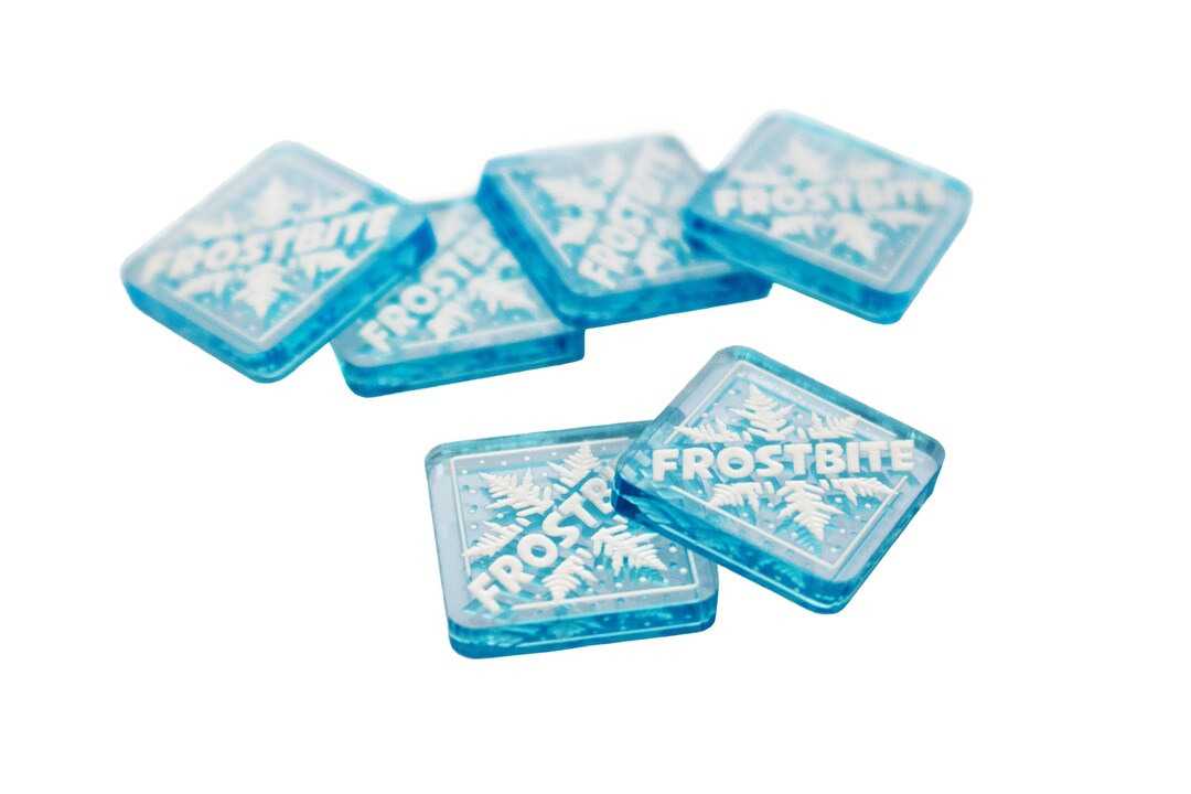 Iceman Frostbite Tokens double Sided for Marvel Champions LCG - Etsy