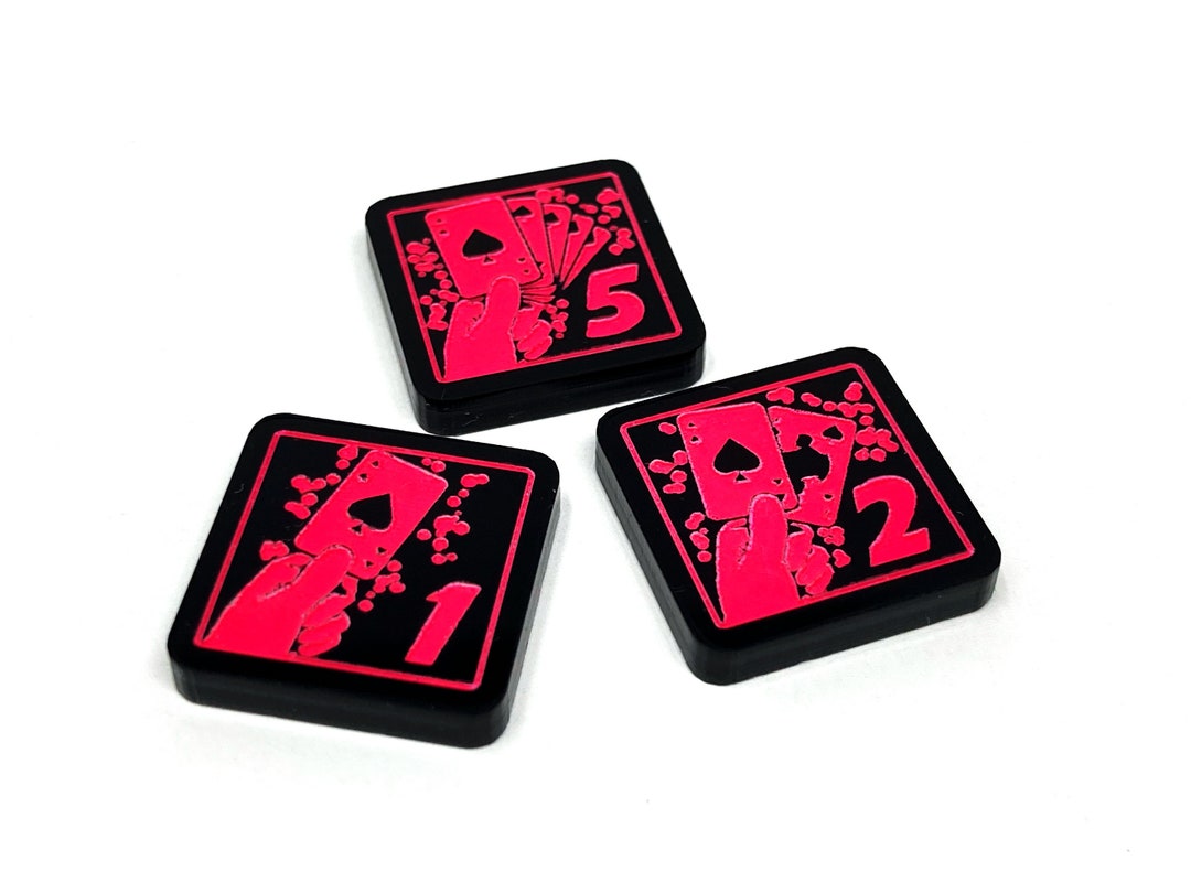 3 X Gambit Charge Tokens for Marvel Champions LCG, Double Sided - Etsy