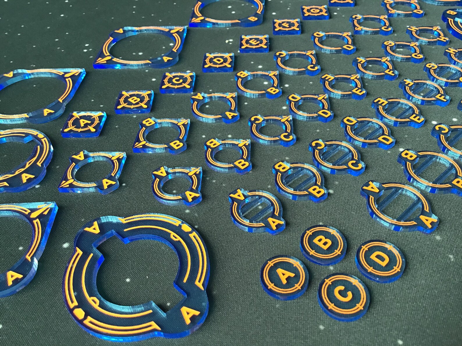 X-wing 2.0 Compatible Acrylic Arc/id Full Set Letters | Etsy