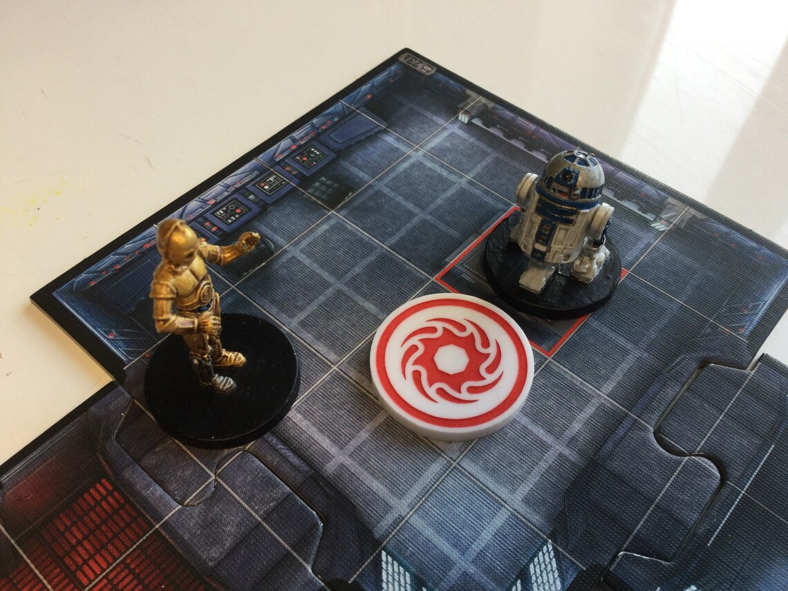 Imperial Assault Compatible Acrylic Objective Tokens - Etsy