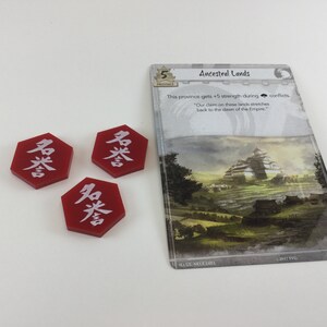 L5R - Legend of the Five Rings - Acrylic Honour Token Set - Etsy