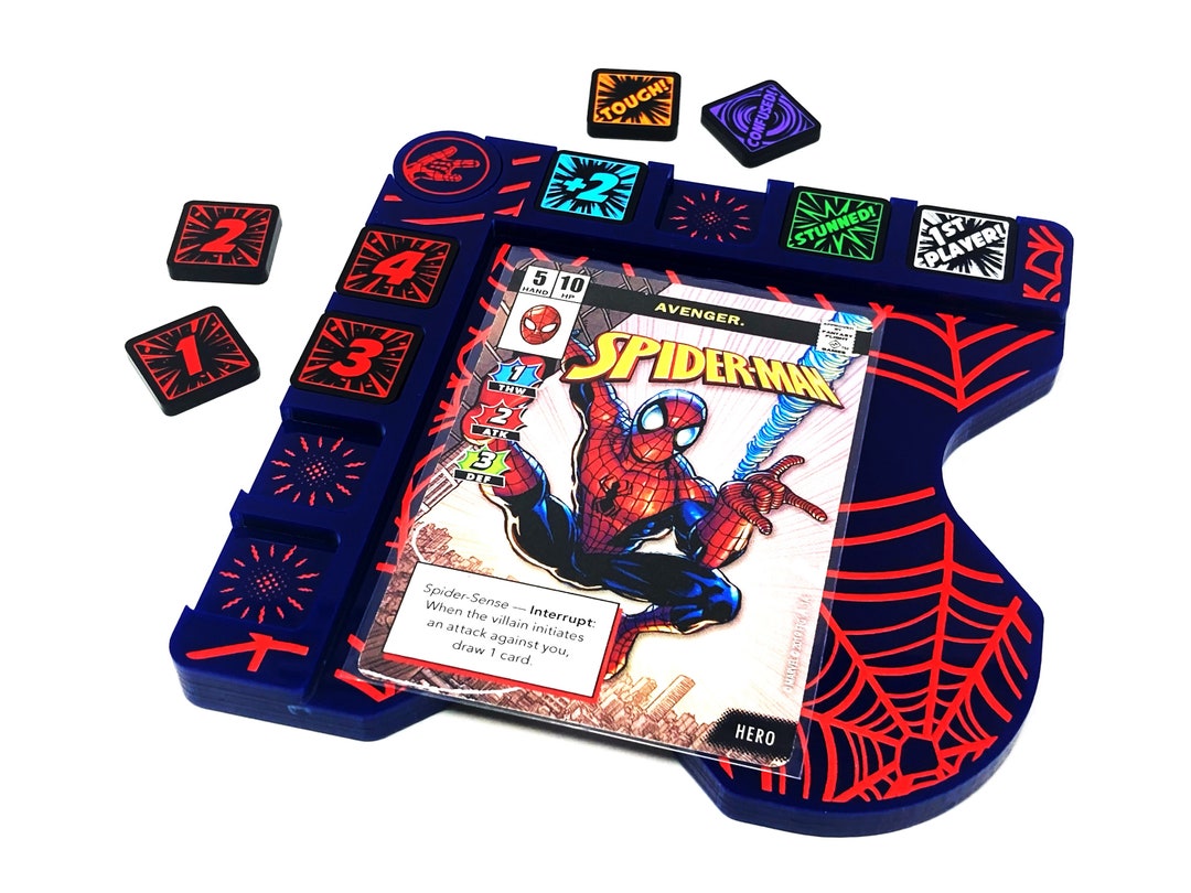 Spider-man Themed Hero Board for Marvel Champions LCG Compatible ...