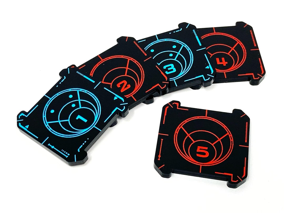 5 X Objective Tokens Star Wars X-wing Compatible - Etsy Australia