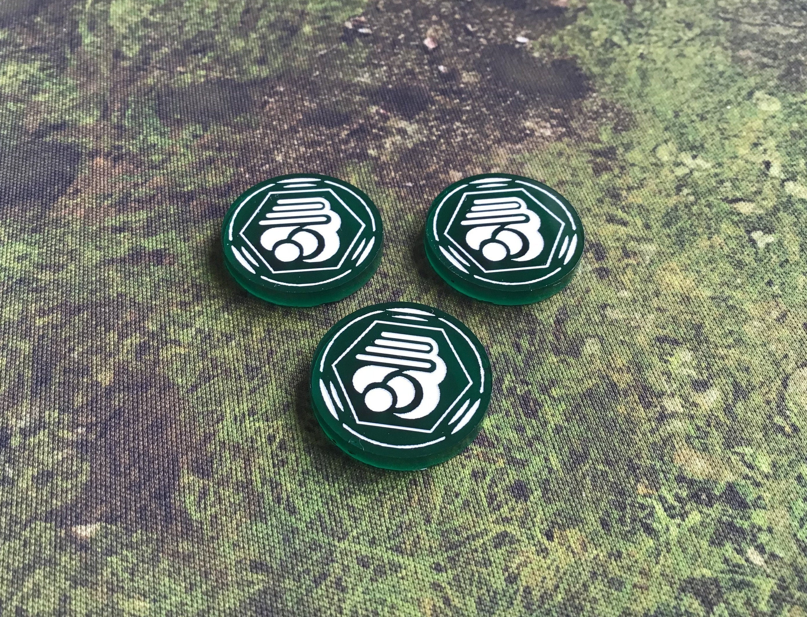 SW Legion compatible acrylic Smoke token set | Etsy