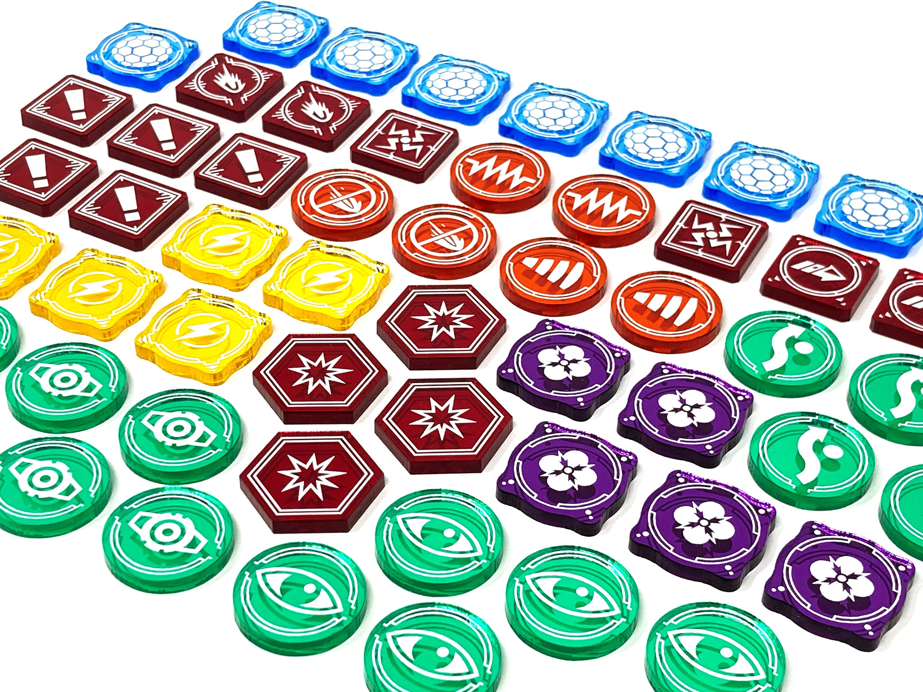 X-wing Token Set Mirror Series Star Wars X-wing Compatible | Etsy