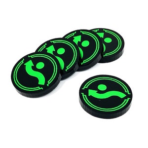 5 X Evade Tokens Black Series Star Wars Xwing Compatible - Etsy Australia