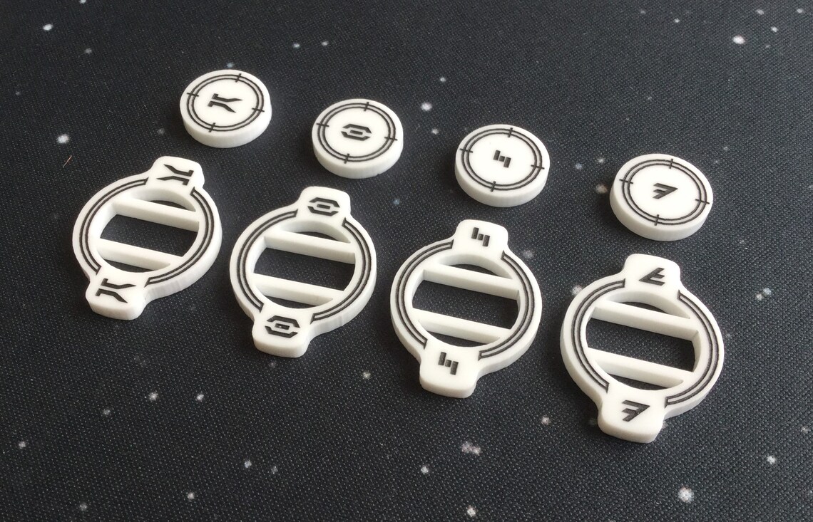 X-wing 2.0 compatible acrylic Arc/ID tokens | Etsy
