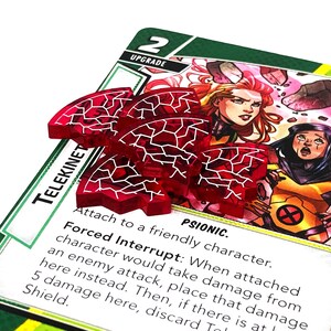 5 X Kinetic Shield Tokens for Marvel Champions LCG, Single Sided - Etsy