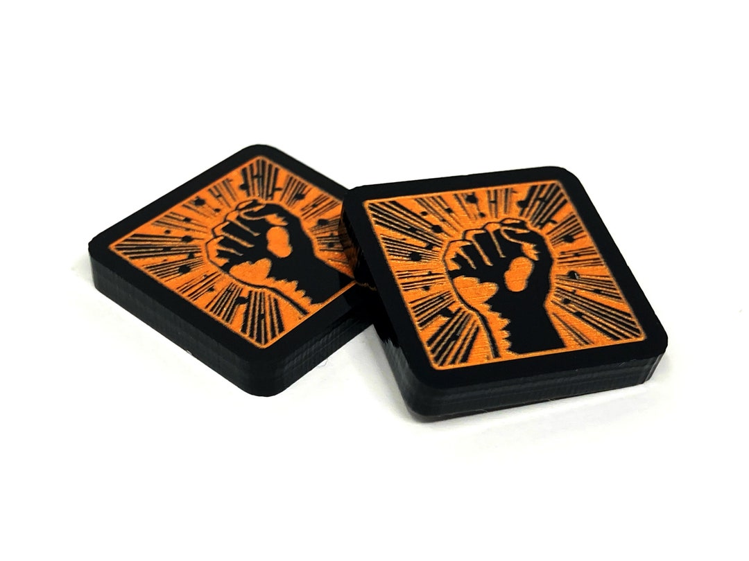 2 X Chi Tokens (double Sided) for Marvel Champions LCG - Etsy