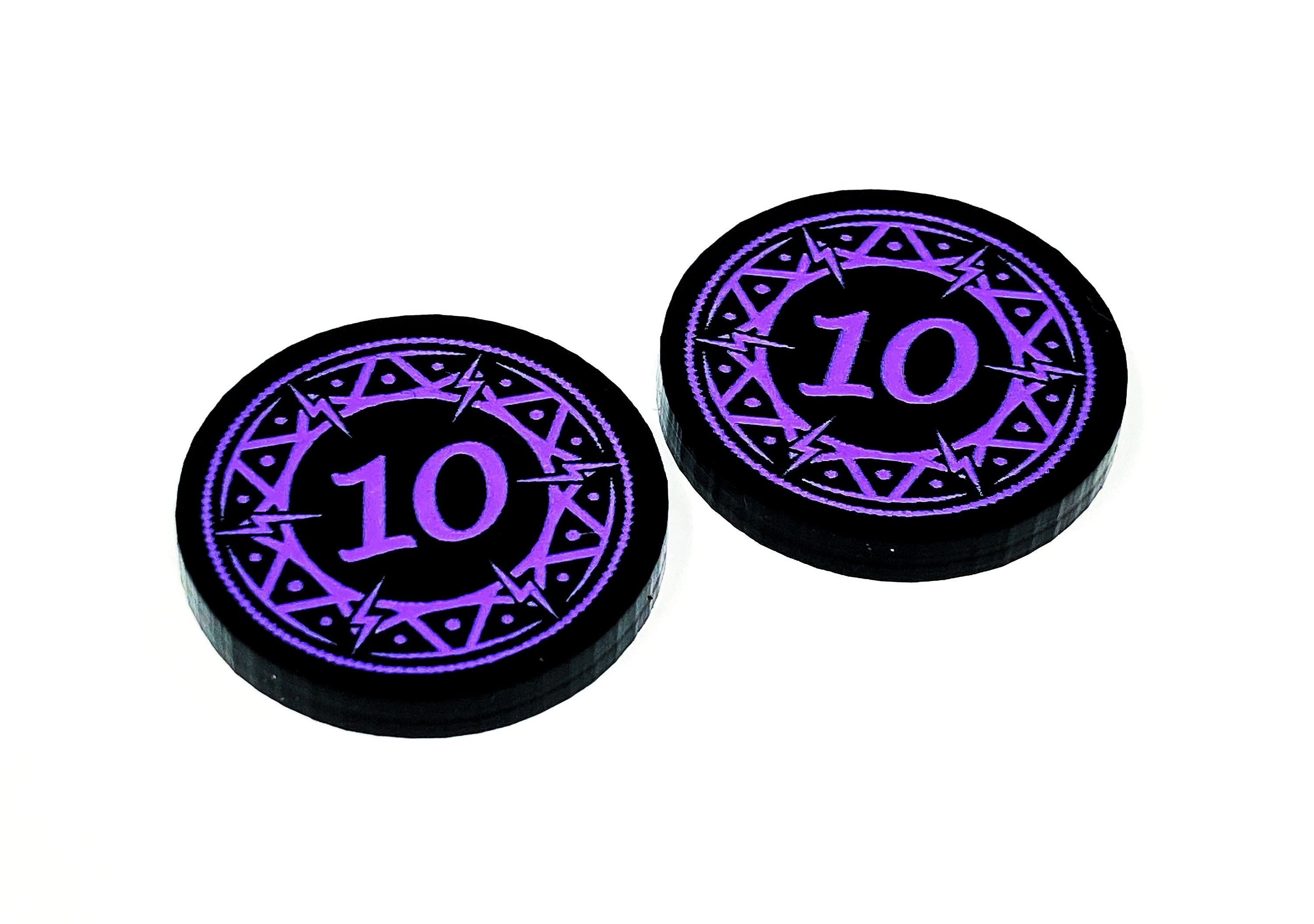 2 X 5/10 Arcane Damage Tokens double Sided for Flesh and - Etsy