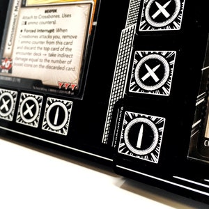 4 X Crossbones Ammo Tokens for Marvel Champions LCG, Double Sided ...