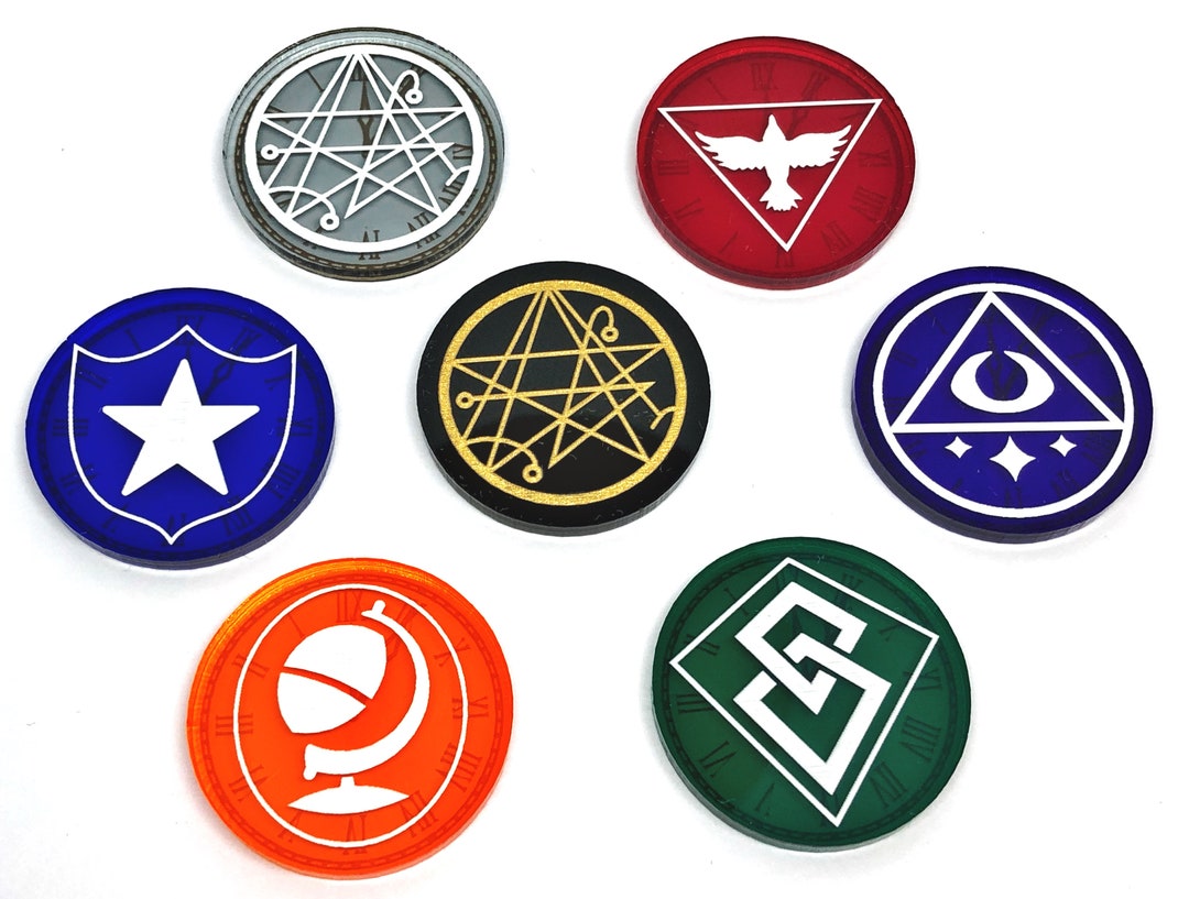 Arkham Horror LCG Compatible, Acrylic Action/turn Tracker Tokens - Etsy