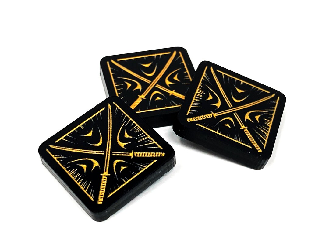 3 X Warrior Tokens for Marvel Champions LCG, Double Sided - Etsy