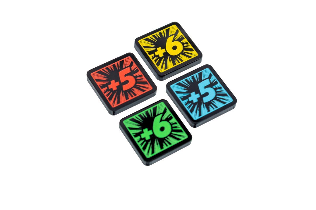 Stat Boost Tokens 5/6 (double Sided) for Marvel Champions LCG - Etsy