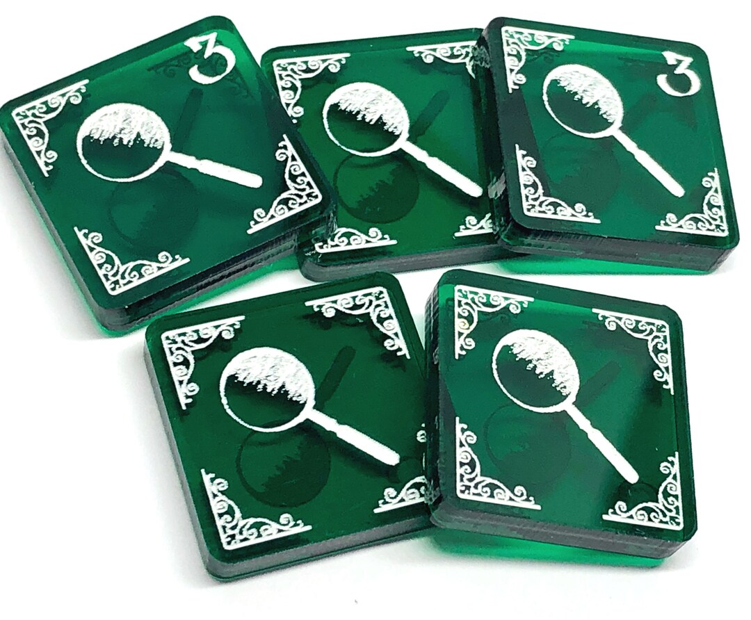 5 X Clue Tokens (double Sided) for Arkham Horror LCG - Etsy UK