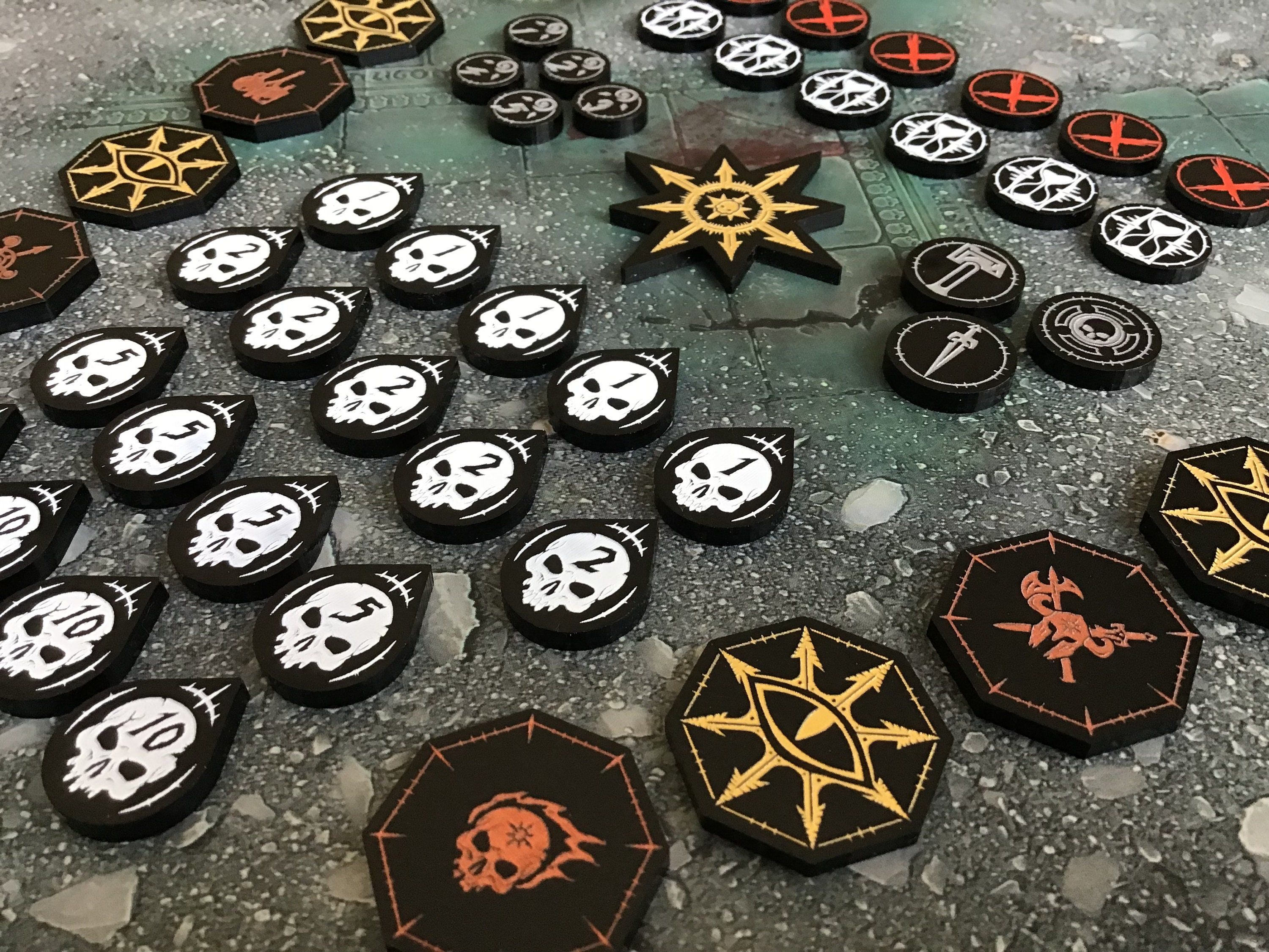 Warcry Warhammer AOS Single Player Token Set - Etsy UK