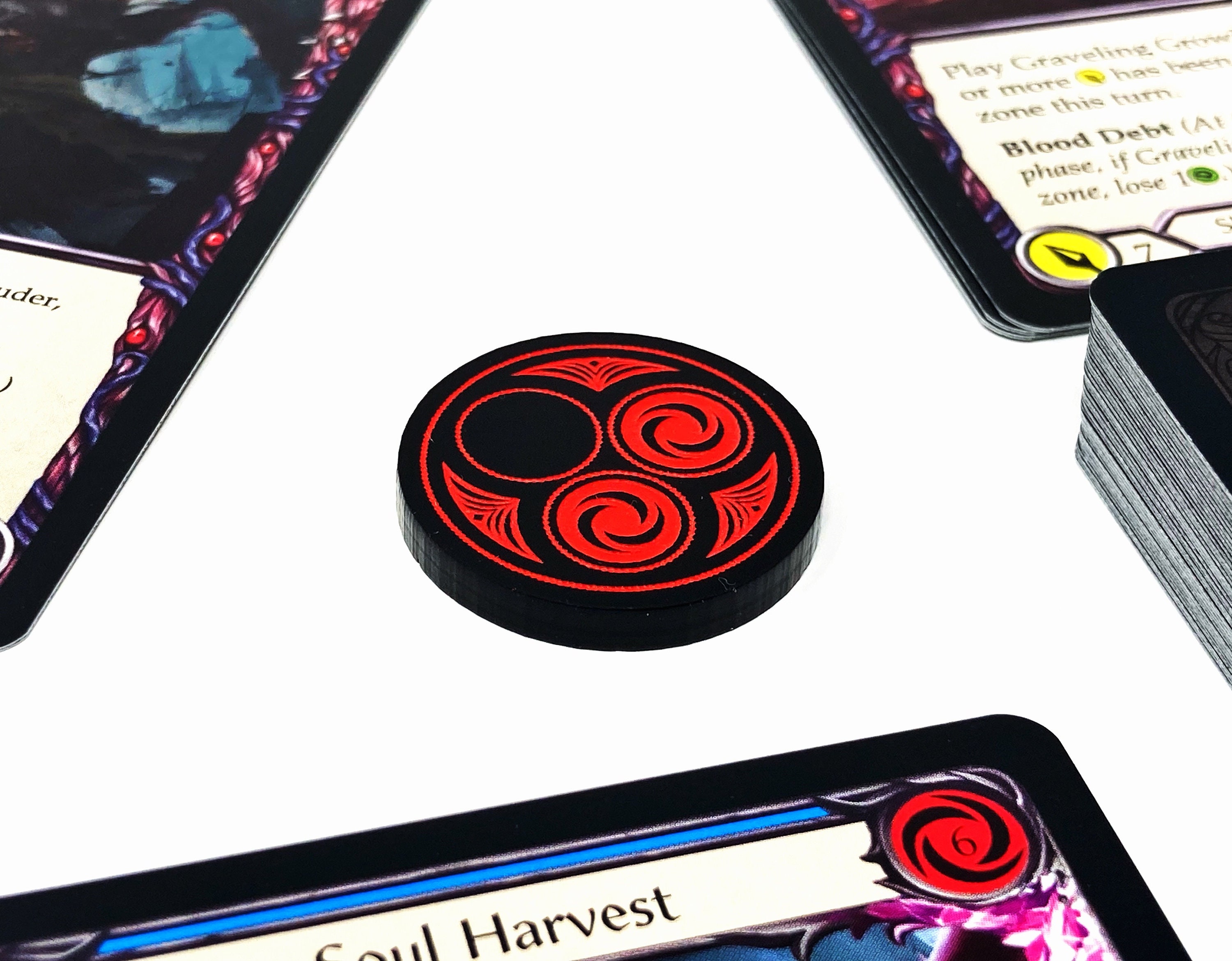 1 X 1/2 Resource Tracker Token double Sided for Flesh and | Etsy