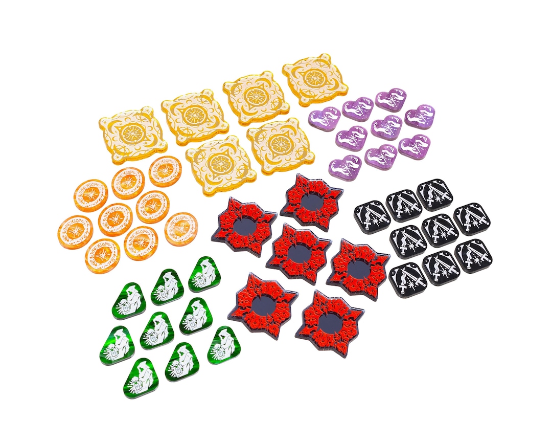 Lord of the Rings: Fate of the Fellowship - Token Set - Etsy UK