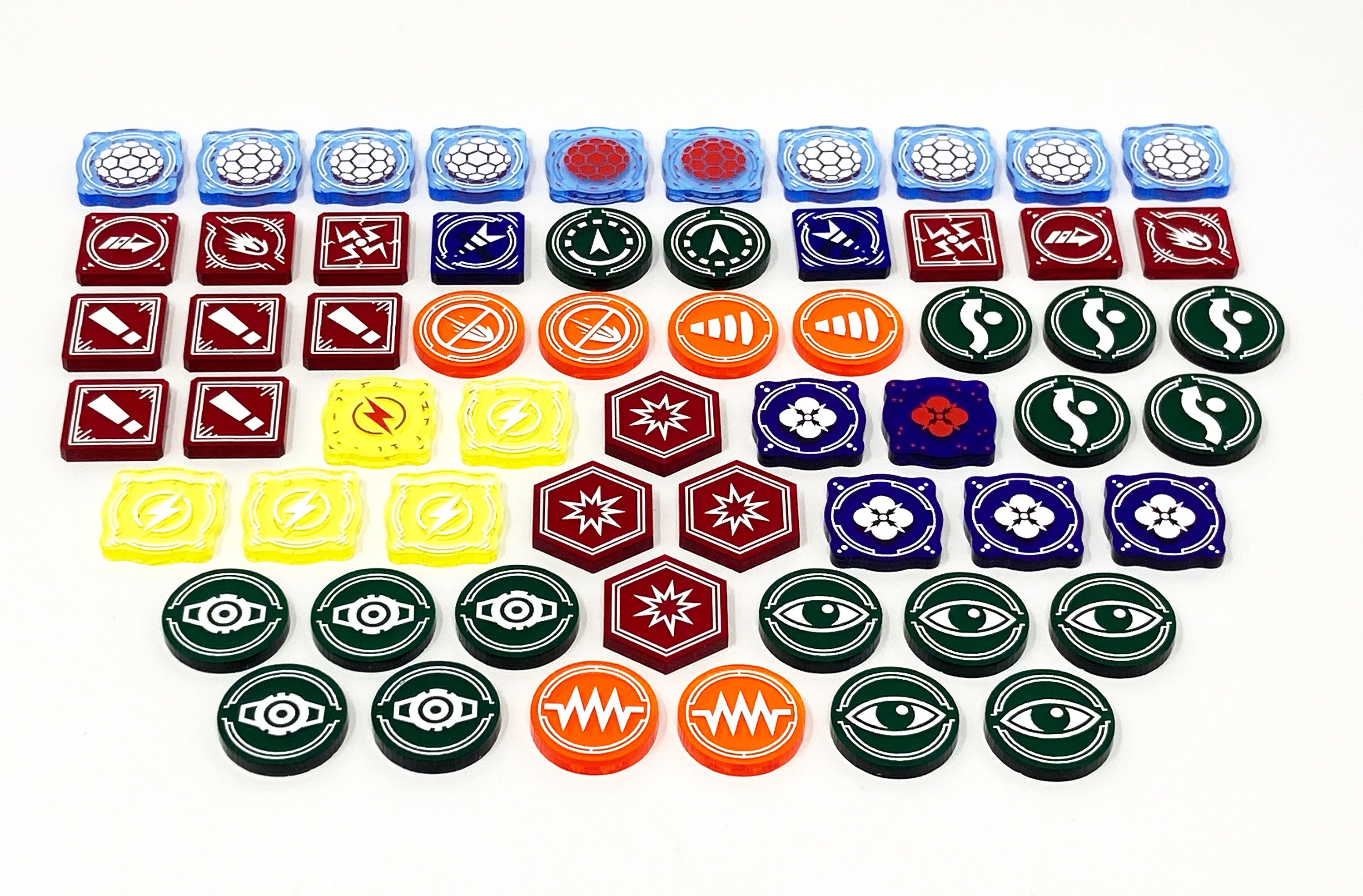 X-wing Token Set Translucent Series Star Wars X-wing | Etsy