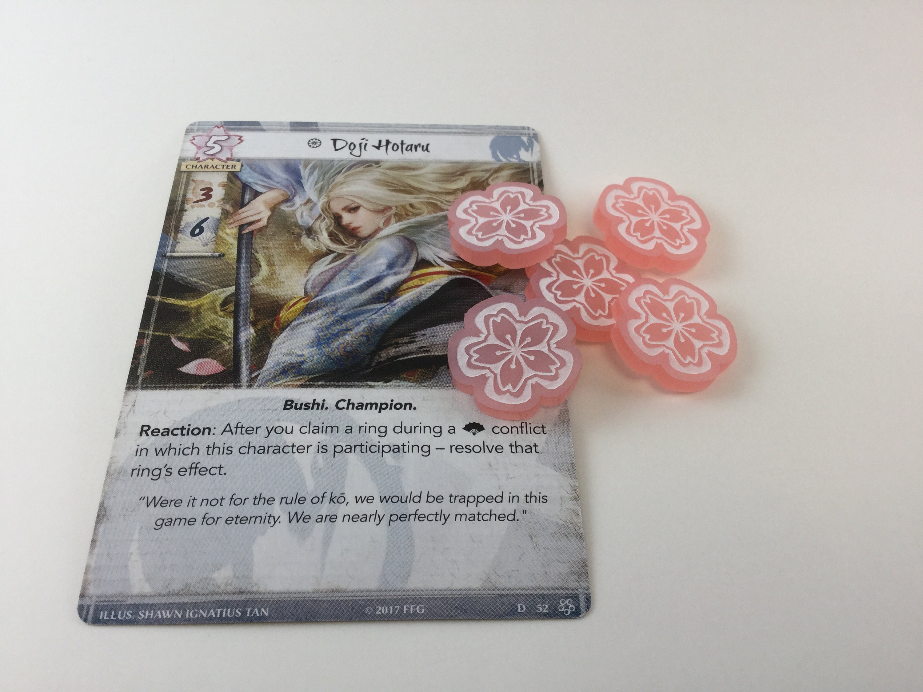 L5R - Legend of the Five Rings - Acrylic Fate Tokens - Etsy UK