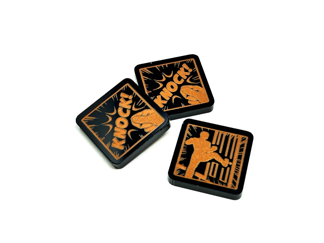 3 X Knock Tokens (double Sided) for Marvel Champions LCG - Etsy