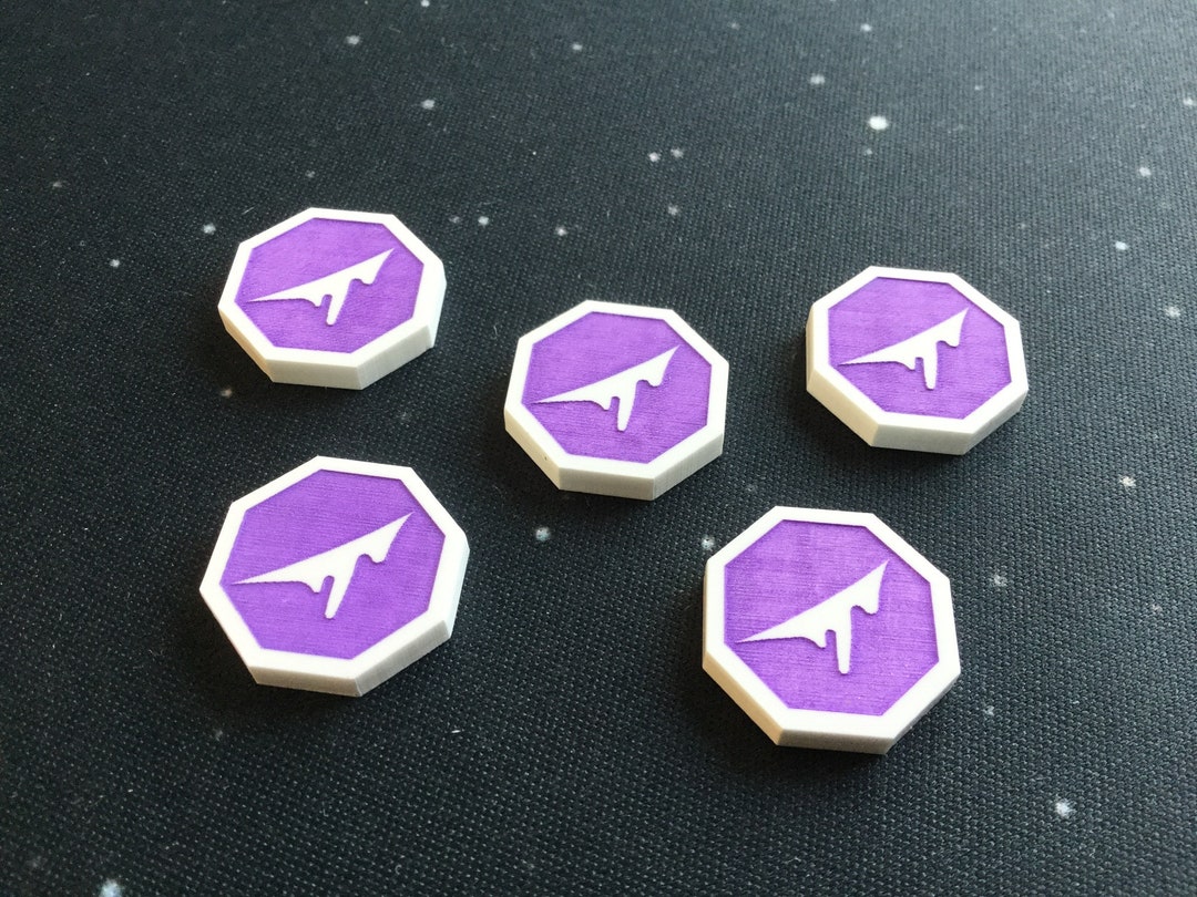Imperial Assault Compatible, Acrylic Bleed Tokens - Etsy