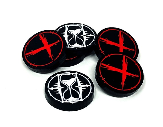 6 X Wait / Activation Tokens for Warcry Warhammer AOS - Etsy UK