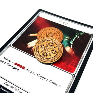 2 X Copper Coin Tokens (double Sided) for Flesh and Blood TCG - Etsy