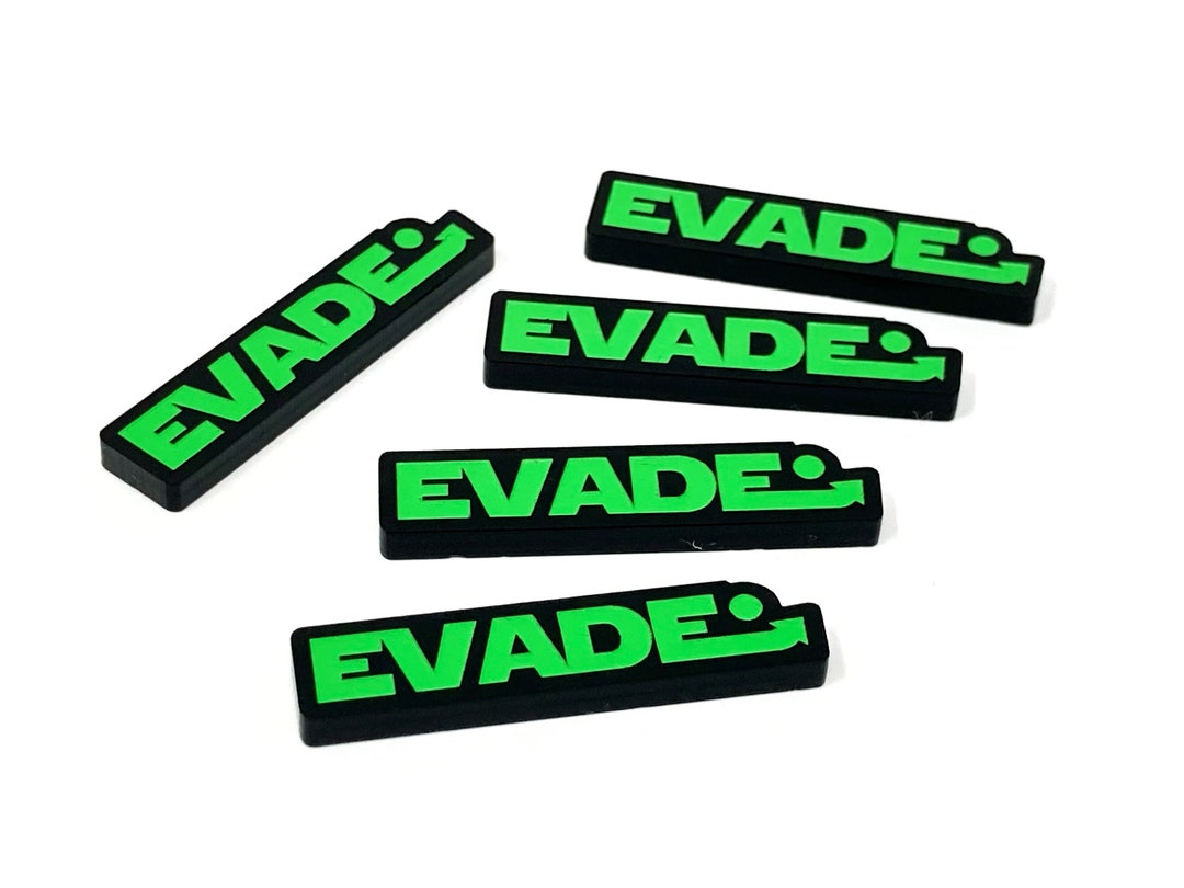 5 X Evade Tokens - Text Series - Star Wars X-wing Compatible - Etsy