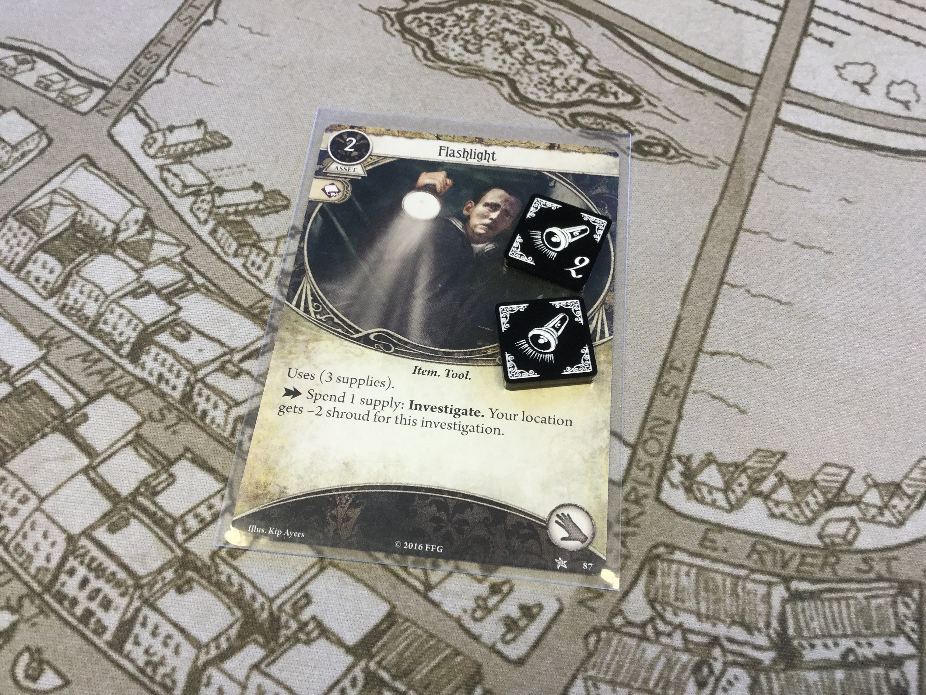 2 X Flashlight Tokens double Sided for Arkham Horror LCG - Etsy UK