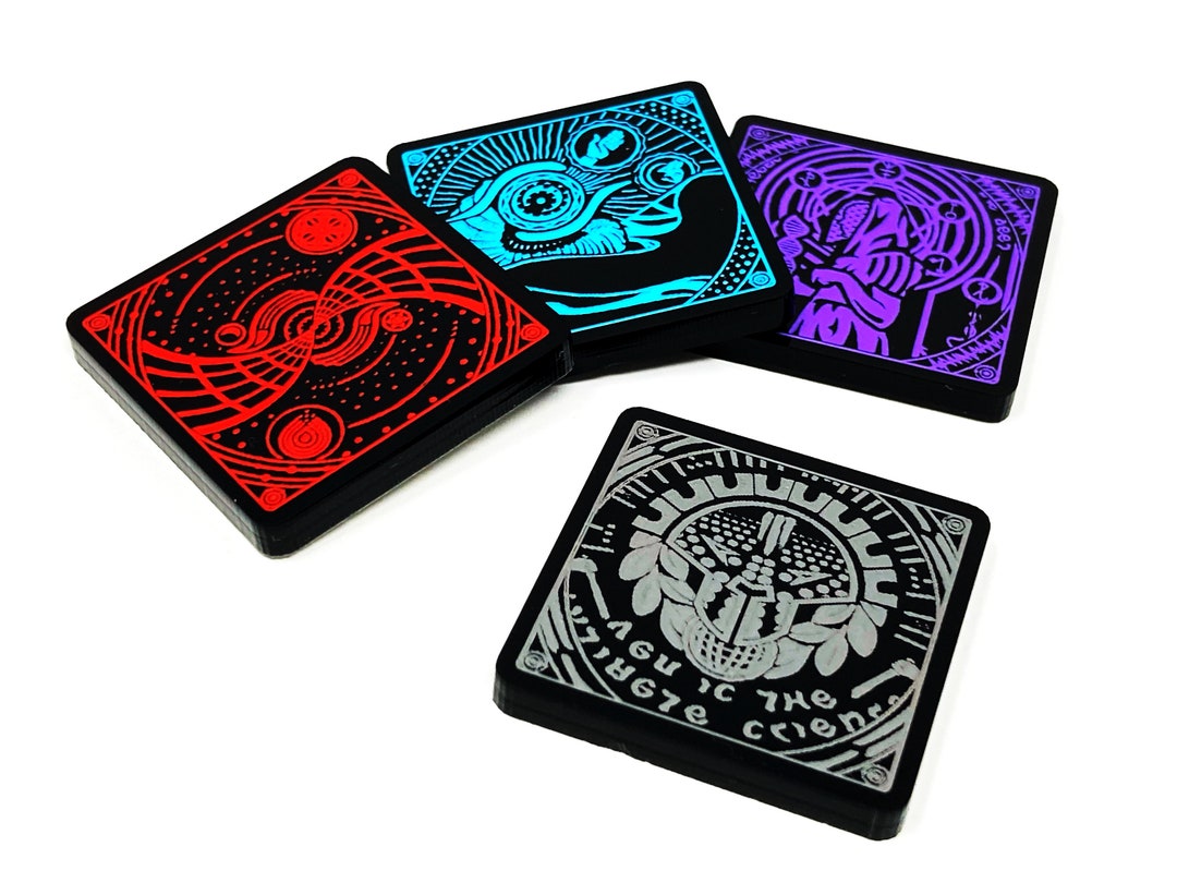 Dune: Imperium - Baron Token Set - Black (double Sided) - Etsy