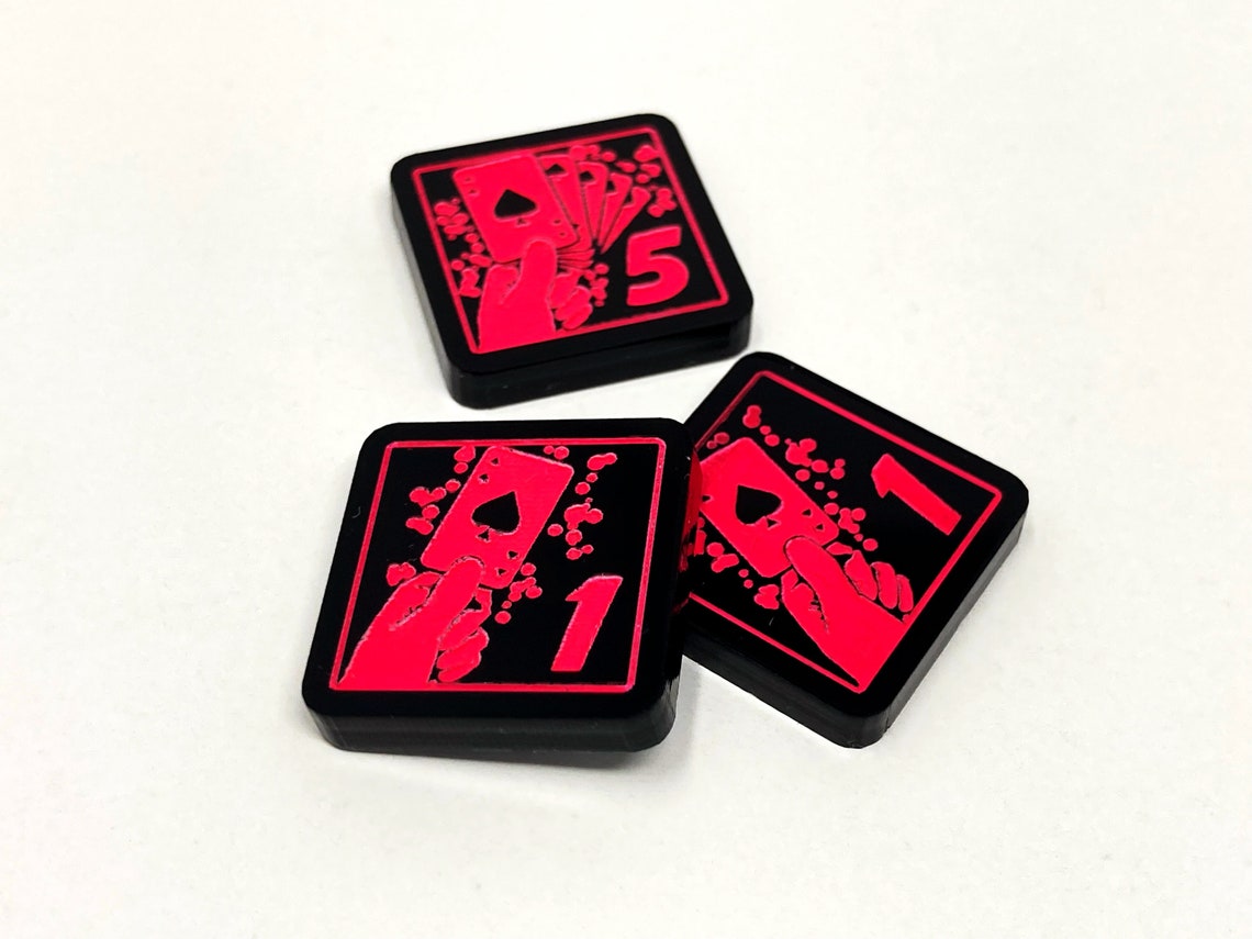 3 X Gambit Charge Tokens for Marvel Champions LCG Double - Etsy