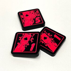 3 X Gambit Charge Tokens for Marvel Champions LCG, Double Sided - Etsy