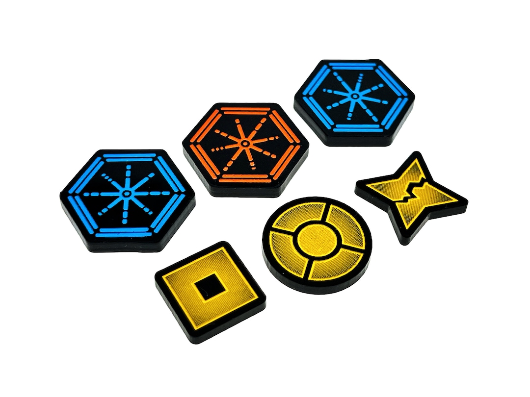 Objective Designation Token Set for Star Wars Shatterpoint (double ...