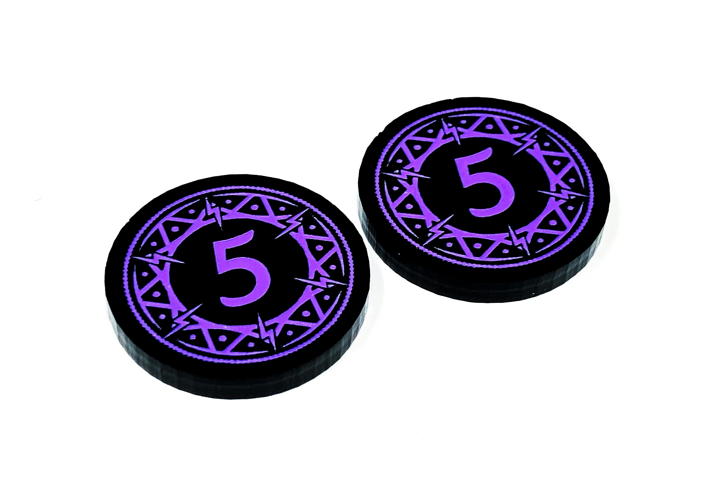 2 X 5/10 Arcane Damage Tokens double Sided for Flesh and - Etsy