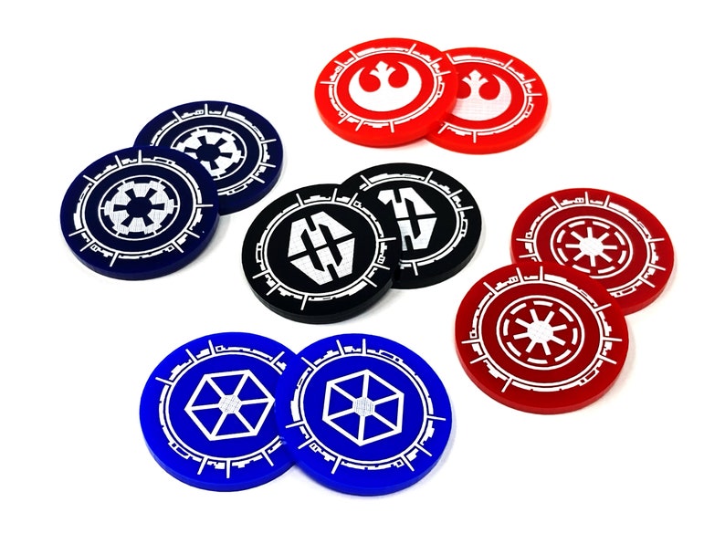 SW Legion Compatible, Acrylic Order Tokens - Etsy