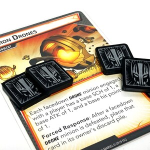 4 X Drone Tokens (double Sided) for Marvel Champions LCG - Etsy