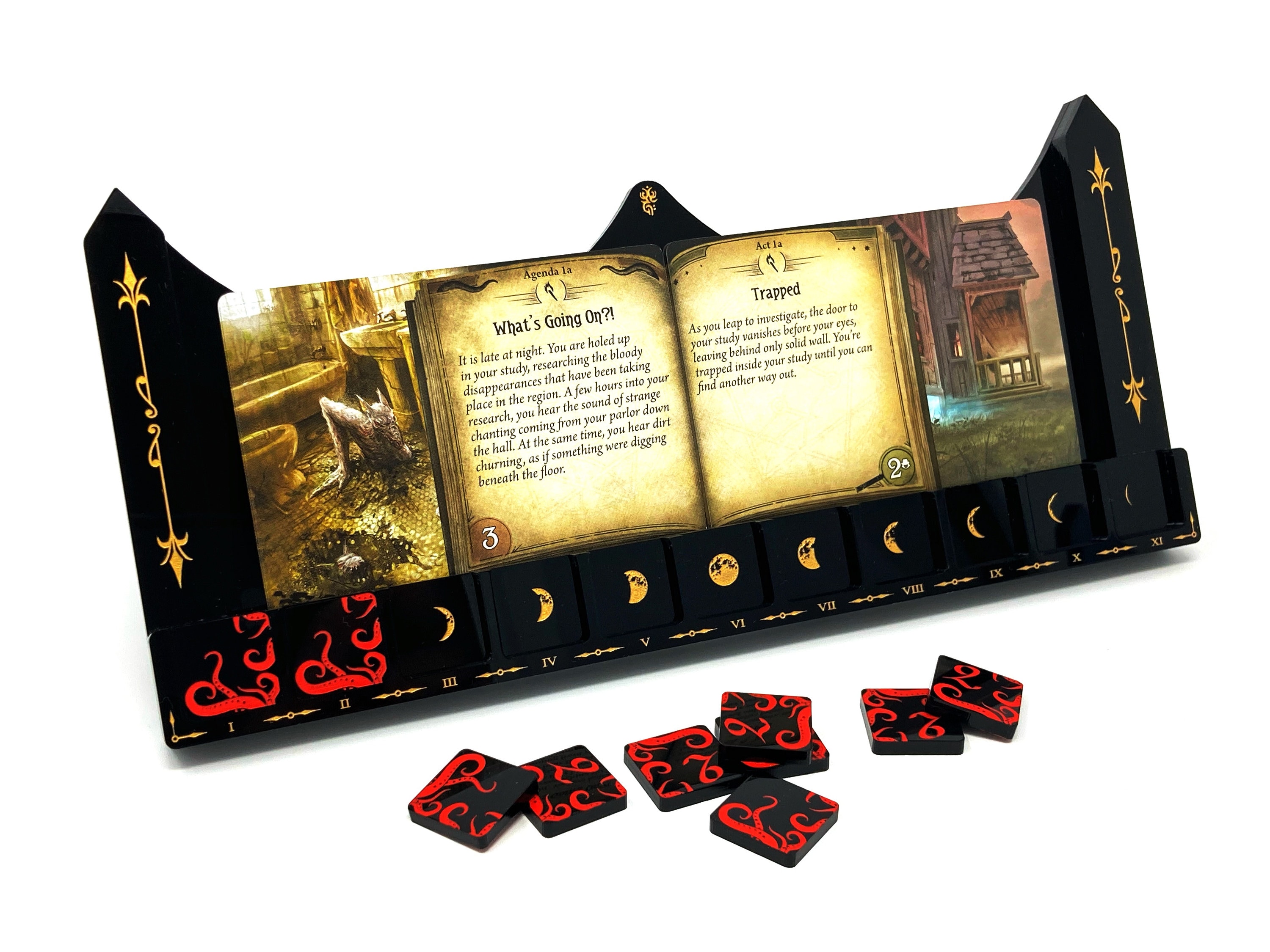 Act and Agenda Stand (collapsible) for Arkham Horror LCG - Etsy